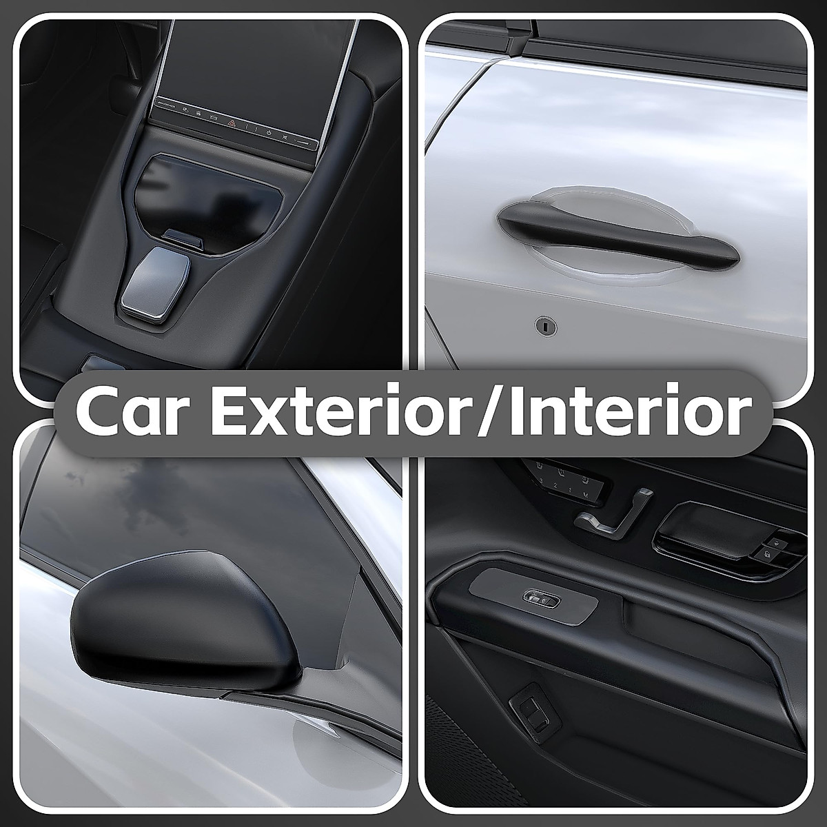 Lypumso Matte Black Car Vinyl Wrap 10ft x 1ft, Vehicle Wrap Vinyl Roll with Bubble Free Air Release Technology Decal Sheet, Self Adhesive Automotive Vinyl Wrap for Moto Car DIY Interior Exterior