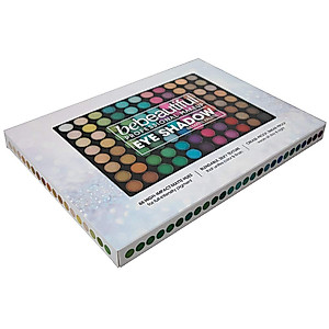 ForPro Professional Collection Bebeautiful Professional Makeup Eyeshadow with Applicators, 88-Color Palette, Warm