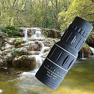 16x52 Monocular Telescope with BAK4 Prisms&FMC Lens, Waterproof Compact HD Monoculars with Smart Phone Adapter Tripod, for Adults Bird Watching Traveling Camping