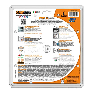 CMT 256.050.10 ITK XTreme Industrial Combination Saw Blade, 10-Inch x 50 Teeth 4 ATB + 1 FLAT Grind with 5/8-Inch Bore