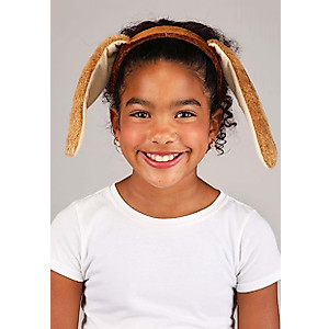 Puppy Dog Ears and Tail Costume Accessory Kit - Plush Ears and Faux Fur Tail, One Size Fits Most Brown