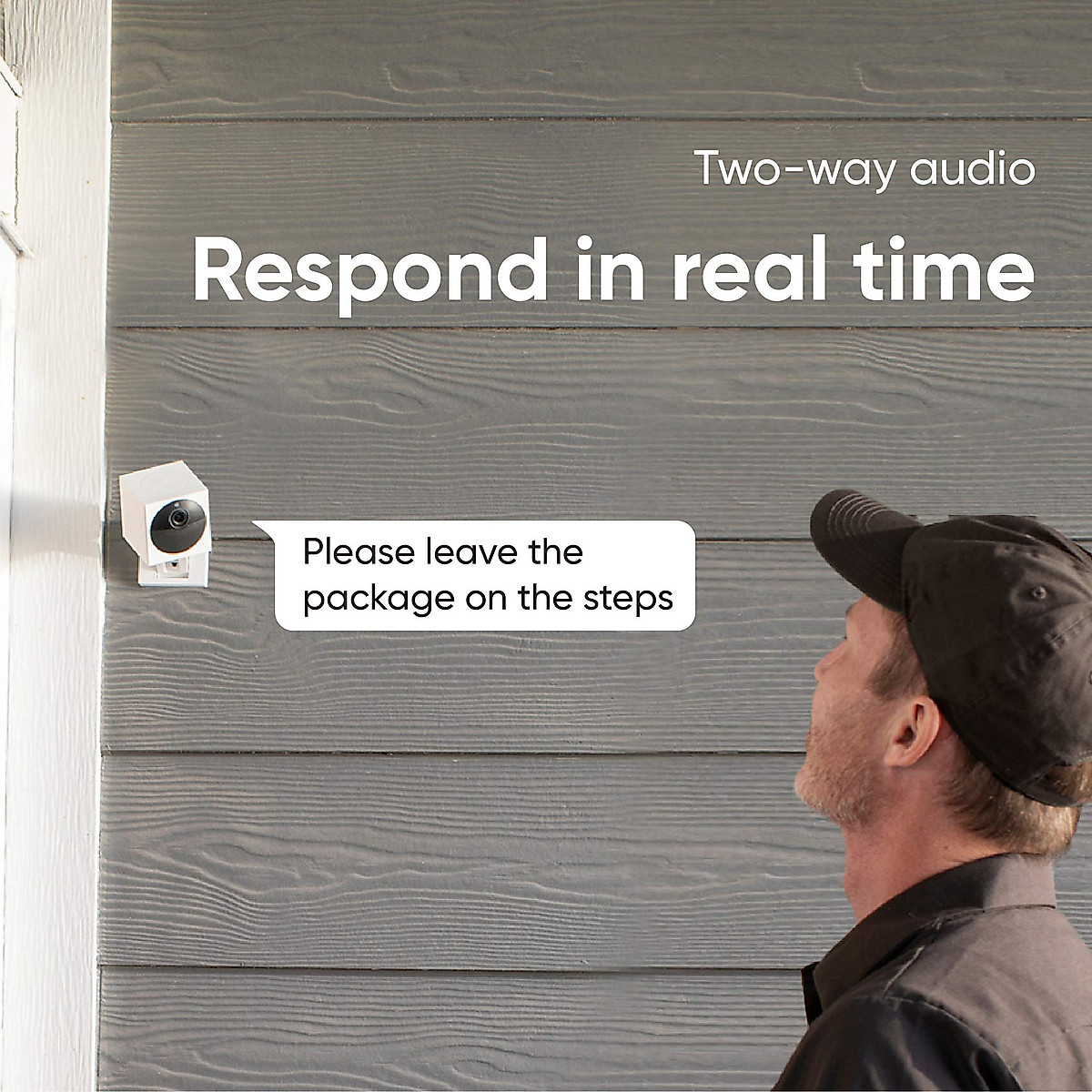 Wyze Cam Outdoor Starter Bundle (Includes Base Station and 1 Camera), 1080p HD Indoor/Outdoor Wire-Free Smart Home Camera with Night Vision, 2-Way Audio, Works with Alexa & Google Assistant, Camo Skin