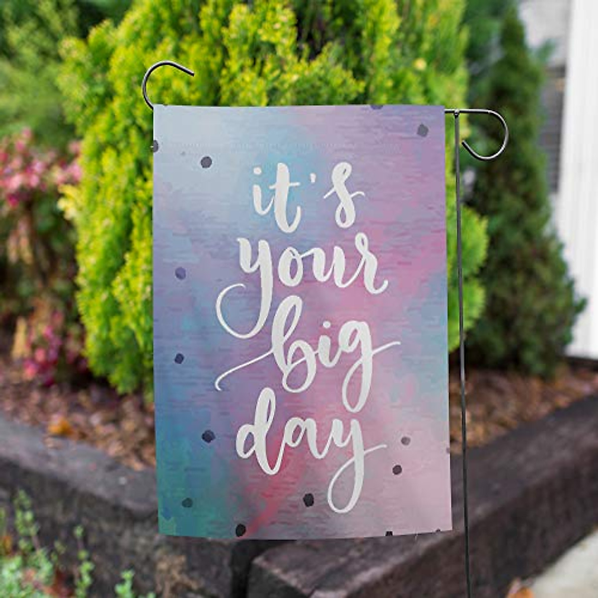 Blank Garden Flags, 2-Pack White Blank Flags to Decorate, Heat Transfer Safe White Sublimation, 12 x 17.32 Inches