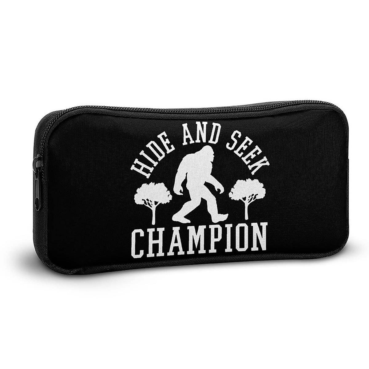 Bigfoot Pencil Case Stationery Pen Pouch Portable Makeup Storage Bag Organizer Gift