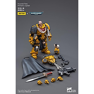 BLOOMAGE JOYTOY (BEIJING) TECH Warhammer 40k: Imperial Fists Primaris Captain 1:18 Scale Figure