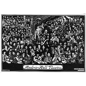Rock & Roll Theatre Poster Poster Print, 36x24