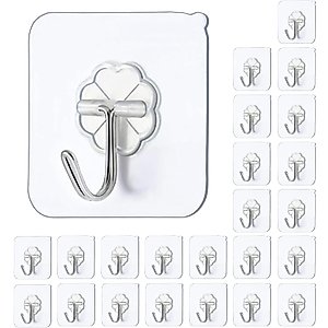 JelKen Wall Hooks, 24 Pack