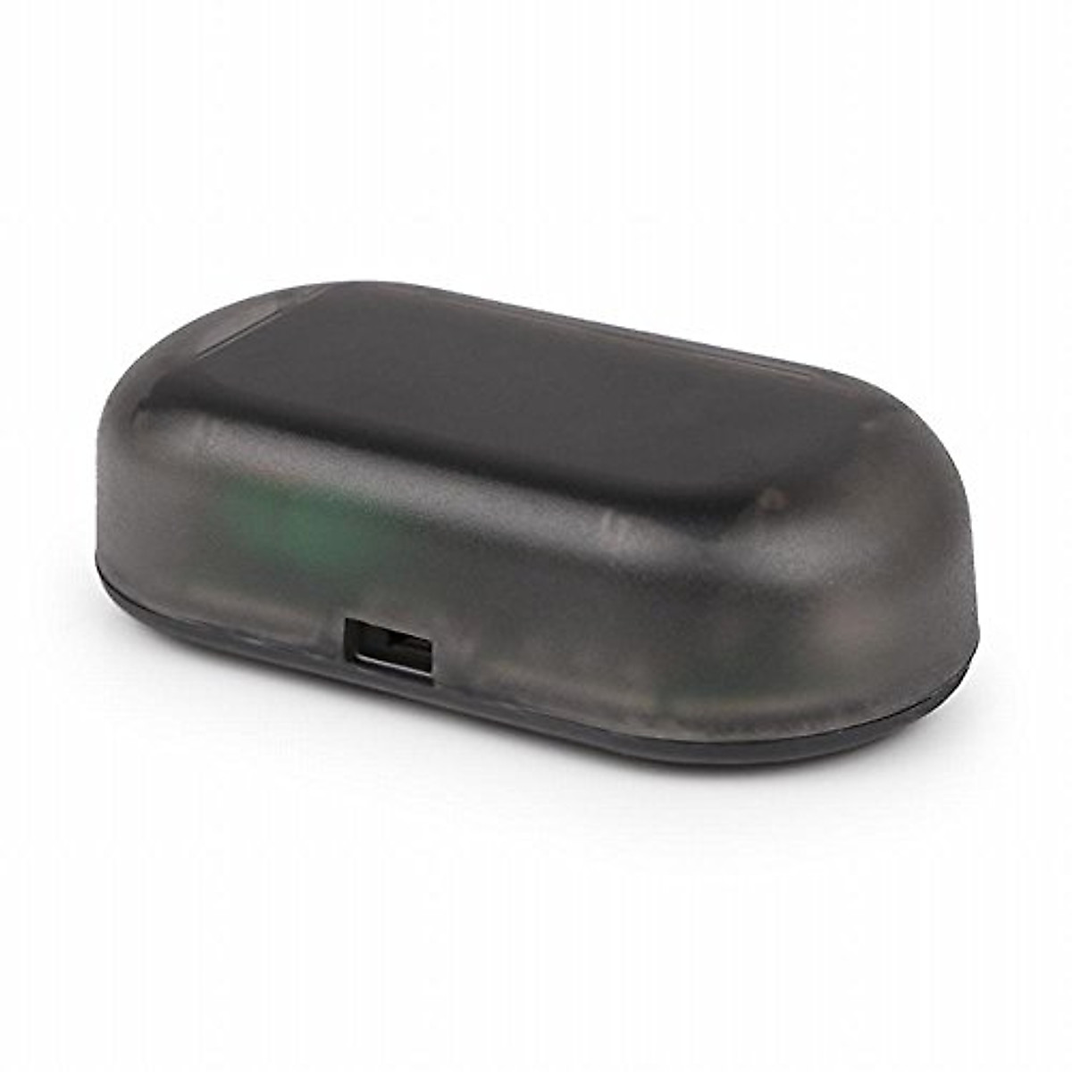 Solar Power Dummy Car Alarm Red LED Light Simulate Imitation Security System Warning Anti-Theft Flash Blinking Lamp