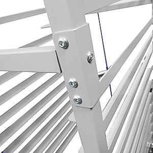 Stuffygreenus 20-Tier Sheet Pan Rack, Bun Pan Rack, Aluminum Bakery Rack, Home Commercial Kitchen Bakery Cooling Rack, 4 Wheels