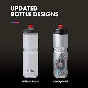 Polar Bottle Breakaway Insulated Bike Water Bottle - BPA Free, Cycling & Sports Squeeze Bottle (Tartan - Bubble Gum Pink/Navy, 20 Oz)