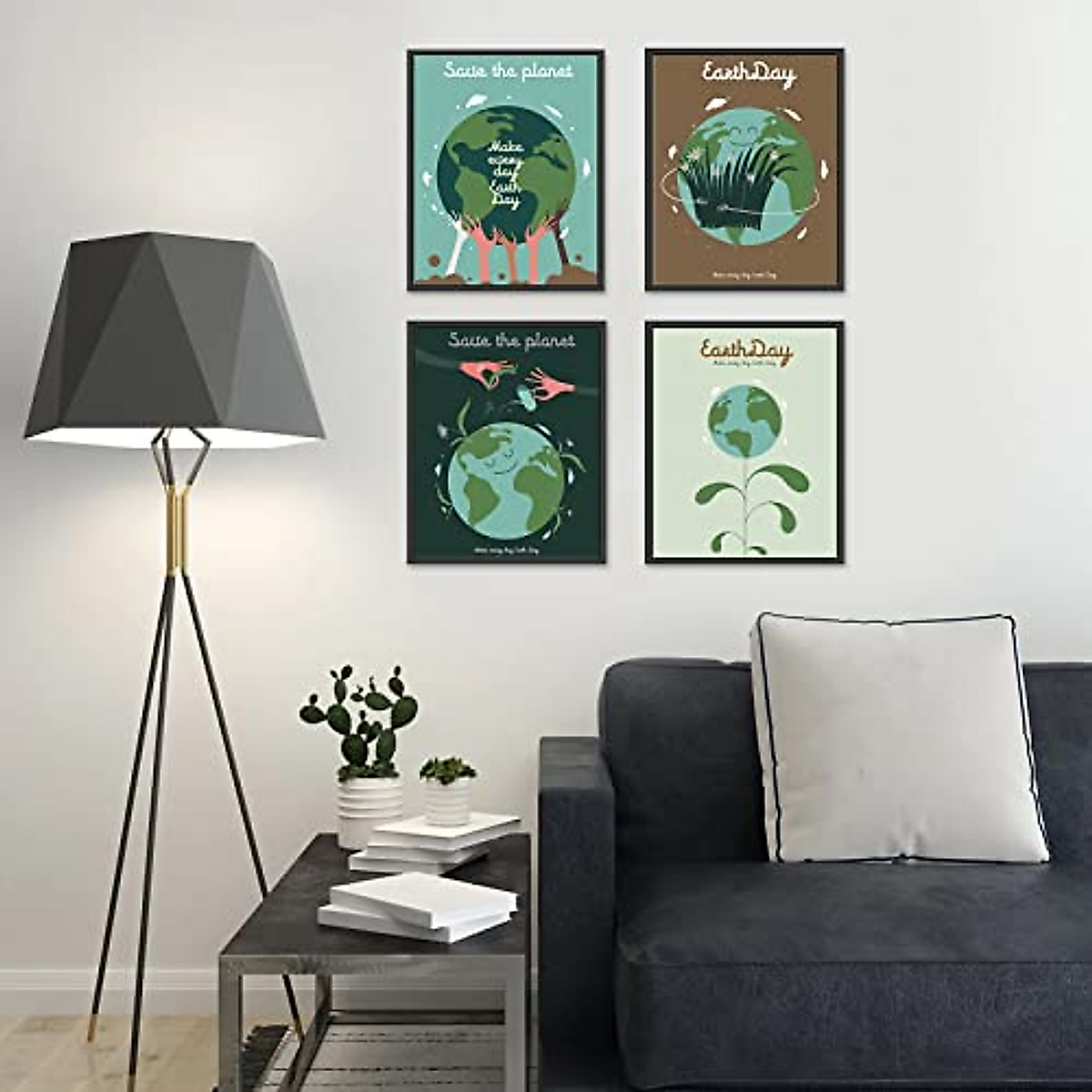 Save the Earth Art Poster | Environment Environmental Art Print Environmental Awareness for Kids, Save the Earth Print, Motivational Poster, Earth Day Print, Eco Activist Art (Save the Earth, 8X10inch Unframed)