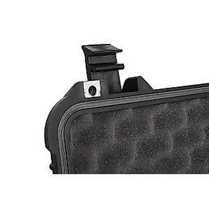 Case Club 5 Pistol & (up to) 30 Magazine Case with Accessory Pocket and Emergency Light - Pre-Cut, Heavy Duty, Waterproof, with Silica Gel for Gun Rust Prevention (Upgraded Gen-2)