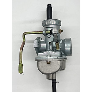 KDSG PZ16 Carburetor with Extended Metal Hand Choke Lever for Kazuma 50cc-110cc 4 stroke ATVs Scooters, Mopeds, Dirt Bikes, and Go Karts, PZ16 Long Lever Carb