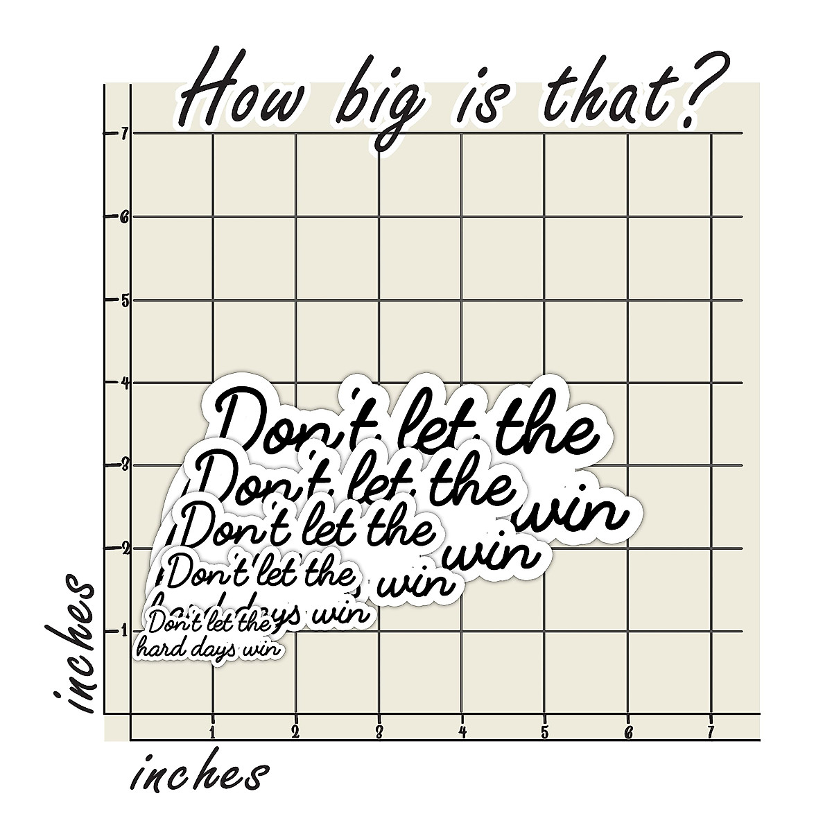 Don’t Let The Hard Days Win Sticker, Book Lover Sticker, Reading Sticker, Bookish Sticker, Water Assitant Die-Cut Vinyl Funny Decals for Laptop, Phone, Water Bottles, Kindle Sticker