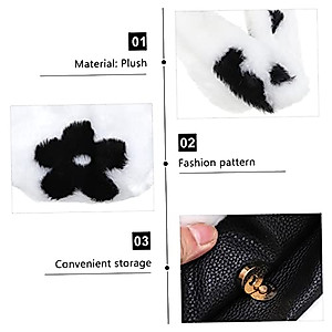 TENDYCOCO 1 PC Flower Shoulder Bag Crossbody Sling Bags for Women Crossbody Bags for Women Trendy Cellphone Crossbody Purse for Women Phone Bag Purse Tote Handbag Tiny Hobo Handbag Plush Bag