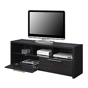 Convenience Concepts Newport Marbella 60 inch TV Stand with Cabinets and Shelves Home_Furniture_and_Decor, Espresso