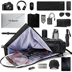 HOMIEE Unisex School Backpack Casual Daypack 15.6 Inch Travel Laptop College Backpack, Expandable Roll Top Camo Carry on Backpack for Men Women