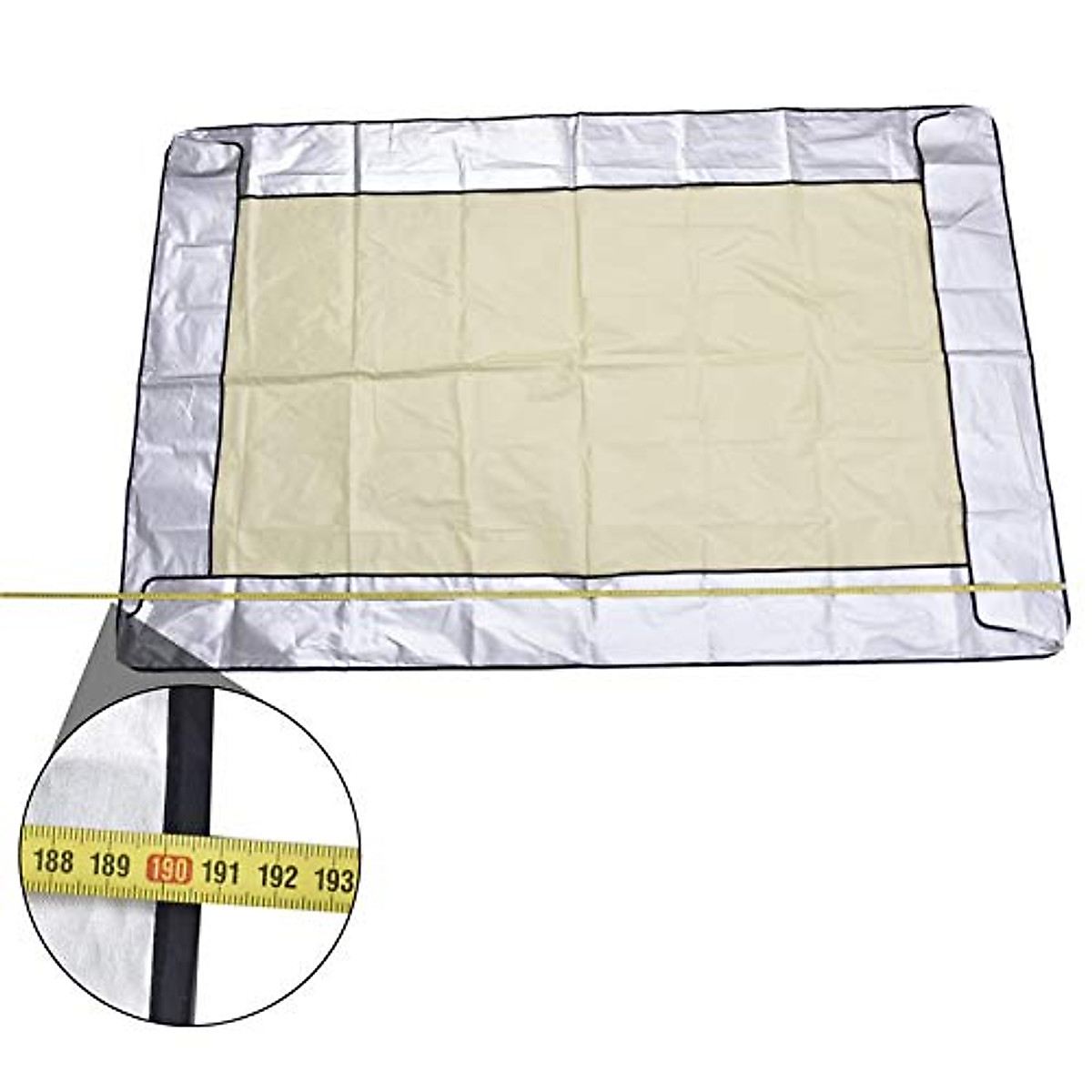 XUEF Outdoor Swing Cover Patio Swing Canopy Top Case Canopy Replacement with UV Protection Waterproof Porch Top Cover for Porch Garden Backyard Balcony Seat