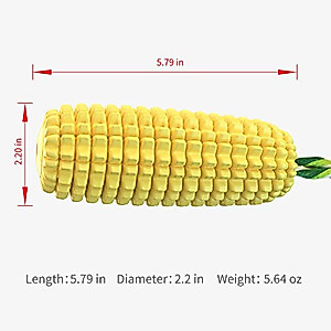 Dog Chew Toys for Aggressive Chewers, Indestructible Tough Durable Squeaky Interactive Dog Toys, Puppy Teeth Chew Corn Stick Toy for Small Meduium Large Breed