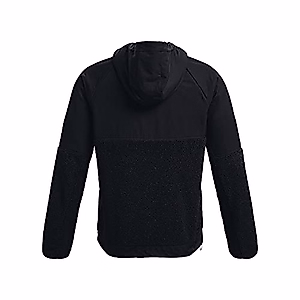 Under Armour mens Mission Boucle Anorak, Black (001)/Pitch Gray, Large
