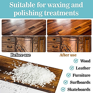 CARGEN Paraffin Wax for Candle-Making - 430G White Paraffin Wax Beads,Paraffin Wax Bulk,Paraffin Wax Candle,Paraffin Candles,Paraffin Wax Pellets for DIY Craft,Candle Making,Waterproofing, Furniture