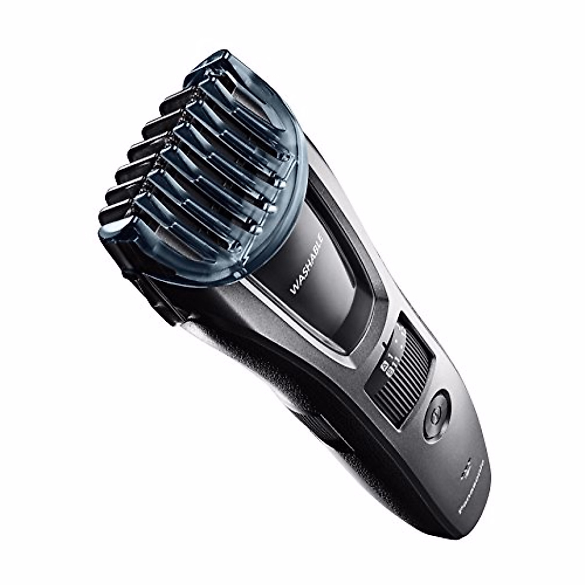 Panasonic Hair and Beard Trimmer, Men's, with 39 Adjustable Trim Settings and Two Comb Attachments for Beard and Hair, Corded or Cordless Operation, ER-GB60-K, Black