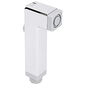 Toilet Bidet Sprayer, Diaper Washer Portable Shower Sprayer Handheld Stainless Steel Toilet Attachment for Home Bathroom Toilet, G1/2 Inch Connection, 14112.5 Cm