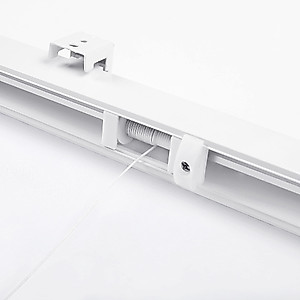 ChadMade Linen Shades, Solid Fabric Blinds Window Thermal Insulated, Room Darkening Blackout Roman Shades for Bedroom, Custom Made Roman Window Shades,Burgundy