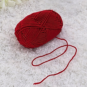 SUPVOX Knitting Yarn Crochet Yarn Thick Yarn Green Black Purple red Blue Yellow Yarn Chunky Yarn for Crocheting Yarn for Knitting Yarn for Crocheting Baby Scarf Cotton Thread