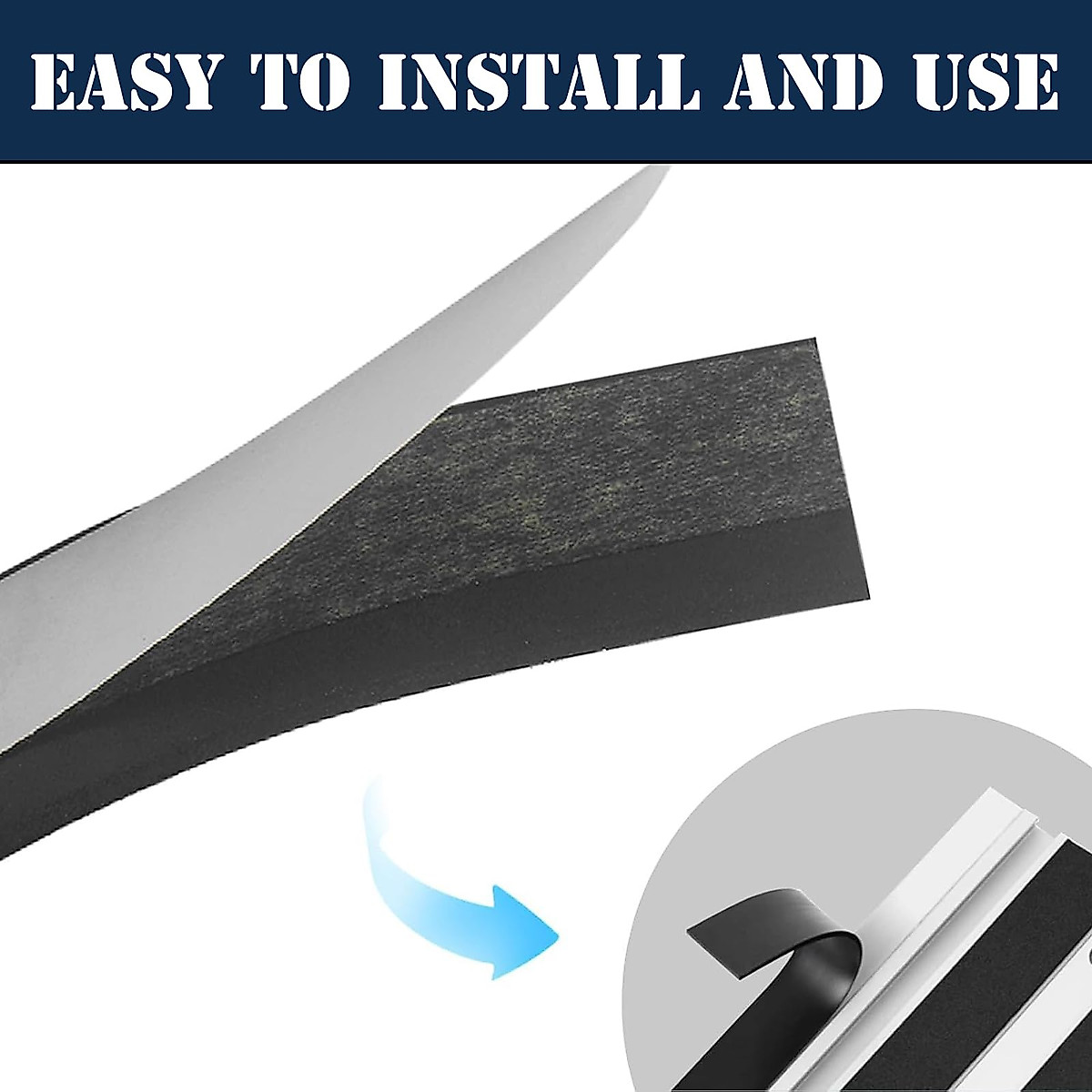 194419-4 118‘’ Splinter Guard Strip Replacement for Makita Track Saw Guard Rail SP6000 4350CT 4350FCT 4351CT 4351FCT(Black)