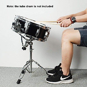 Vangoa Snare Drum Stand Lightweight Double Braced Adjustable Height Snare Stand with Carrying Bag Fit 10" to 15" Dia Drums