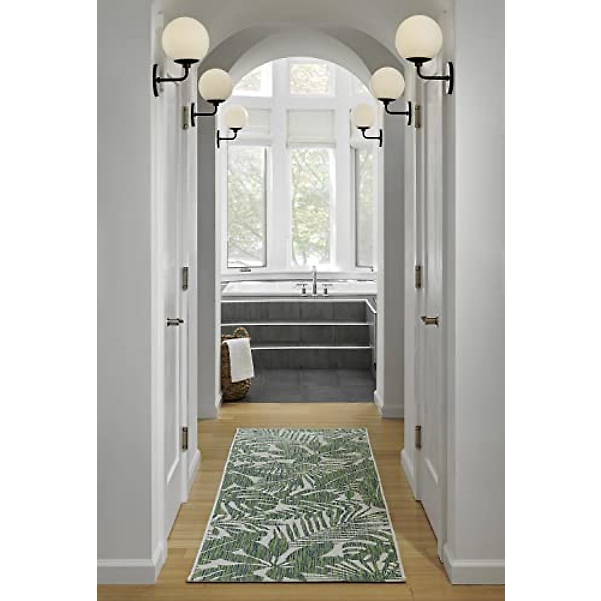 Novogratz by Momeni Villa Salerno Green Indoor/Outdoor Area Rug 2' X 3'