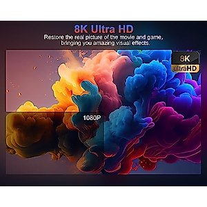 Magcubic Wireless Old Game Console Android TV Stick, Old Game Stick 8K HDMI Output, Plug & Play Video Game Stick 10000+ Games, 64G, 3D, 10 Emulators Dual 2.4G Wireless Controllers