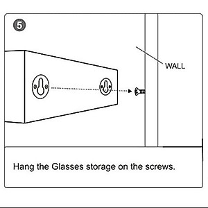 TANG SONG 3 PCS Rustic Wall Mounted Wood Sunglasses Storage Organizer Eyeglasses Holder Eyewear Display Rack for Office Desk Home Decor Gifts (Dark Brown)