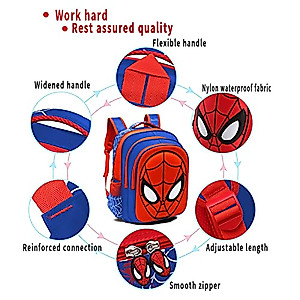 Ogvxcja Kids Cool Boys Backpacks Durable Water Resistant Bookbags Classic Travel backpack Daypack Kindergarten & Preschool Children Bookbag Cartoon Bags(M) Sky Blue