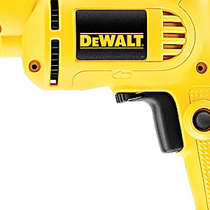 DEWALT Corded Drill with Keyed Chuck, 7.0-Amp, 3/8-Inch (DWE1014)