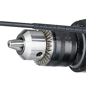 Genesis 1/2 5.0A Variable Speed Reversible Hammer Drill with Auxiliary Handle, Chuck Key and Key Holder and 5ft Power Cord (GHD1250SE)