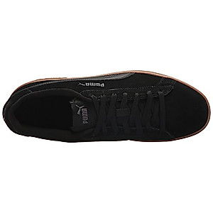 PUMA Men's SMASH V2 Sneaker, Puma Black-Puma Black, 12