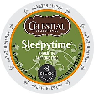 Keurig, Celestial Seasonings, Sleepytime Herbal Tea, K-Cup packs, 50 Count