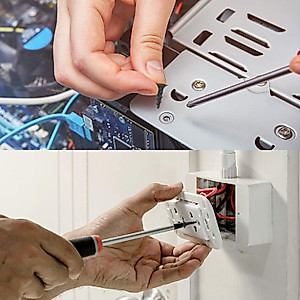 LTYLL ITYII 140 PCS #7 Quality Carbon Steel Philips self-Tapping Screws with coarse-Pitch Thread and countersunk Head, a Set of 8 Different Wood Screws, Suitable for Dry Wall