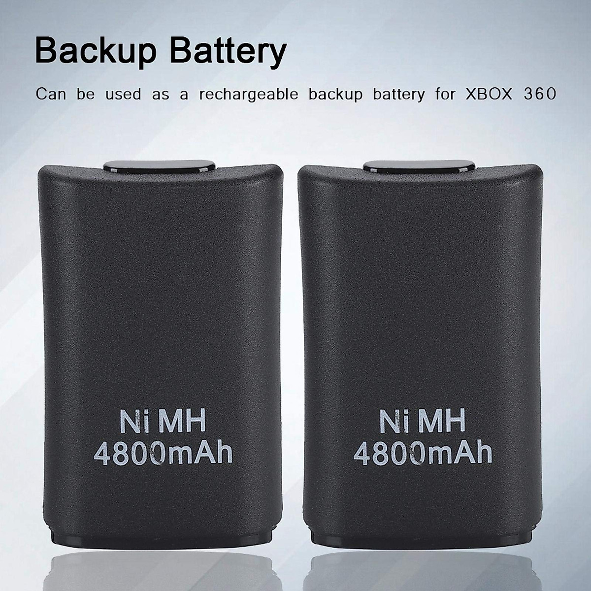 Rechargeable Battery Pack, 5.6 * 3.5 * 1.7cm/2.2 * 1.4 * 0.7inch USB 4800mAh Battery Pack Controller Charging Package , for 360