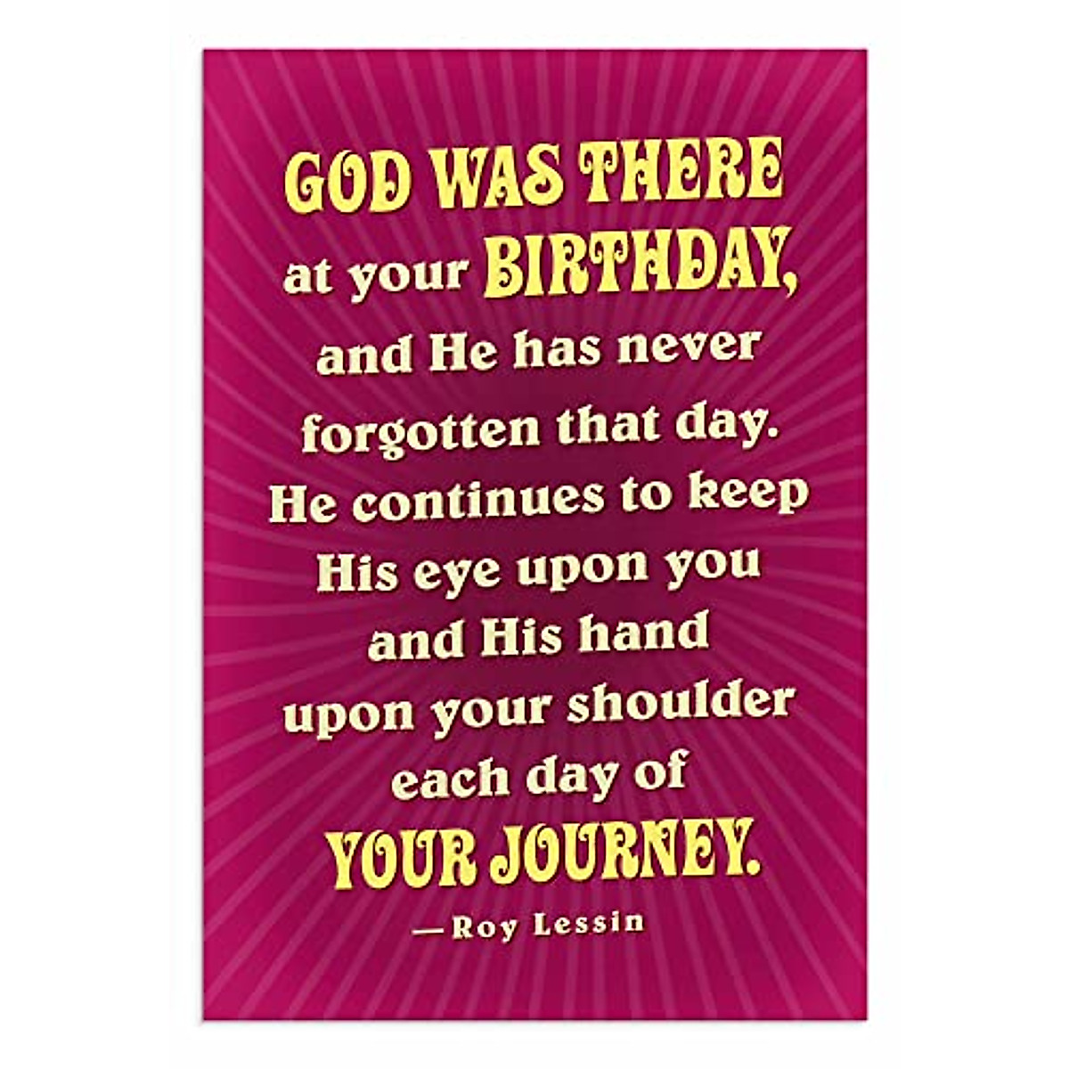 DaySpring - Birthday - It's All About Joy & Blessings - King James Version - 4 Design Assortment with Scripture - 12 Birthday Boxed Cards & Envelopes (J7444)