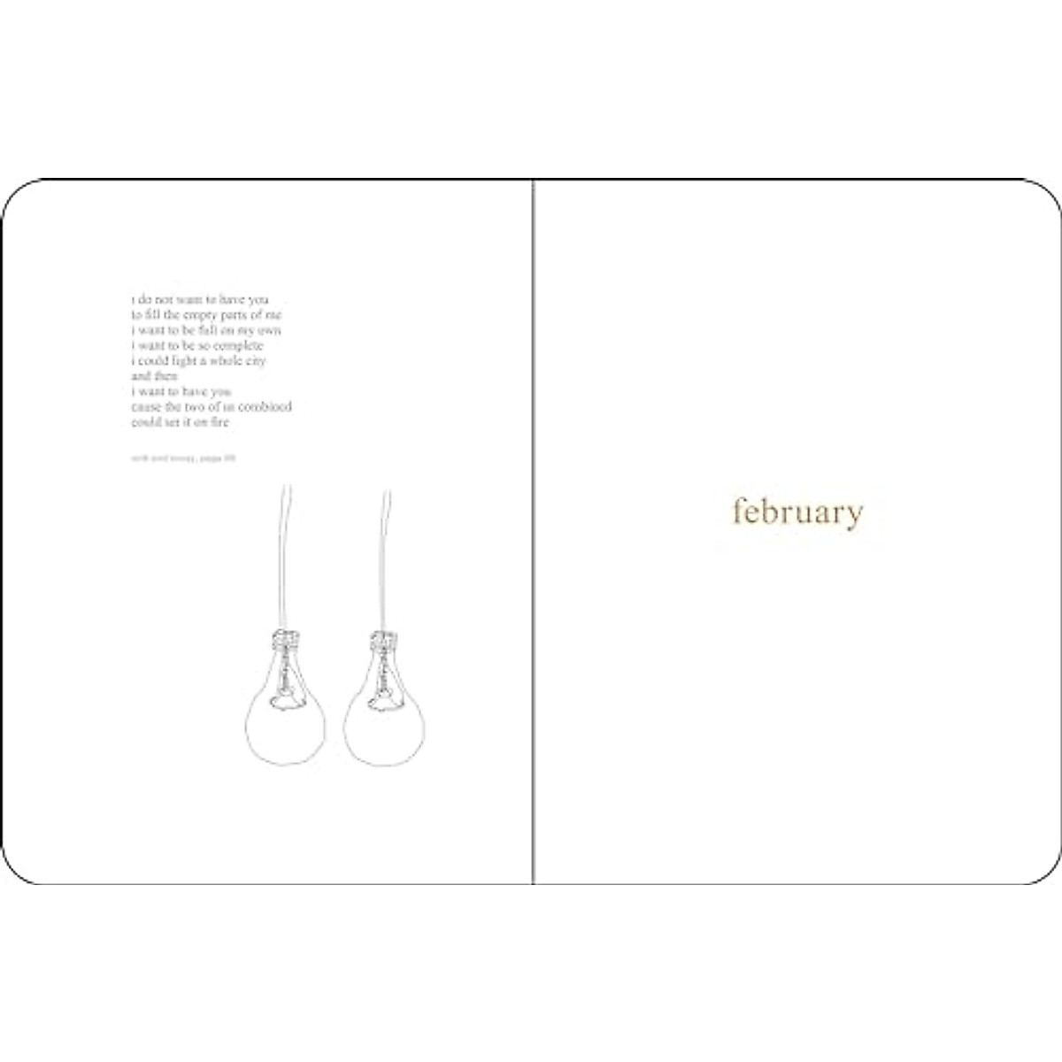 milk and honey 12-Month 2024 Monthly/Weekly Agenda Calendar