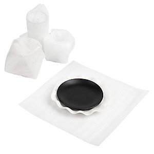 100-Pack 12" x 12" Foam Wrap Sheets Cushioning Foam, Moving and Packing Supplies, Fragile Stickers Included