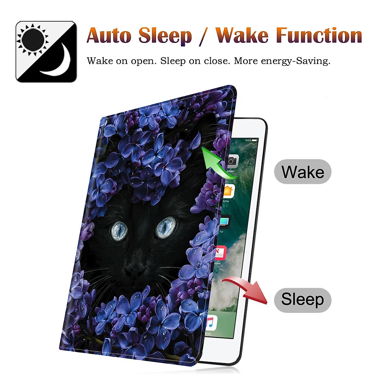 CharmLife Samsung Galaxy Tab A8 10.5 2022 Slim Case with Adjustable Stand Cover with Auto Wake/Sleep Smart Cover for Samsung Galaxy A8 HO-Tab-A8 10.5-011 0