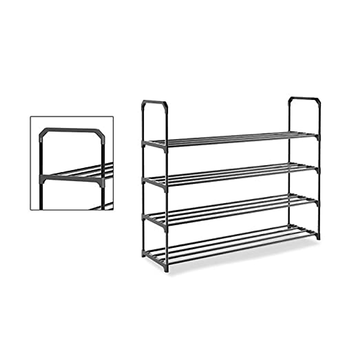 TFIIEXFL Shoe Shelf Home Put Small Mouth to Store Multi-Layer Shoe Cabinet Dormitory Indoor Good-Looking