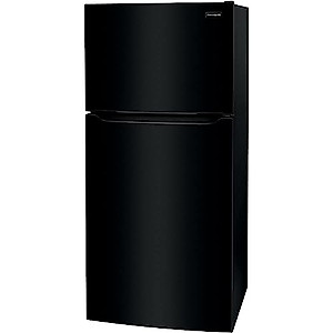 Frigidaire FFTR1835VB 30" Top Freezer Refrigerator with 18.3 cu. ft. Capacity LED Lighting Frost Free Defrost ADA Compliant in Black