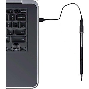 Broonel Black Rechargeable Fine Point Digital Stylus - Compatible with PRITOM 10 inch Android Tablet Android 10.0 OS Tablet