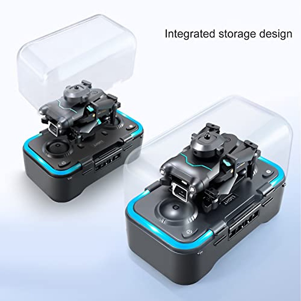 S96 Foldable Drone with 4K HD Dual Camera, Mini WIFI Drone RC Quadcopter Support APP Control, Trajectory Flight, Altitude Hold, 360° Flip, Obstacle Avoidance, for Kid Adult
