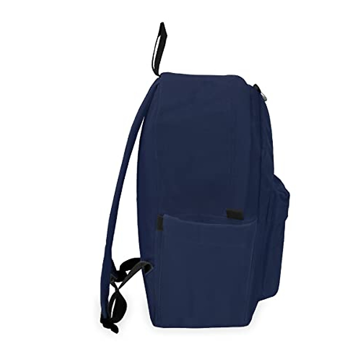 Everest Classic Laptop Backpack W/Side Pocket, Navy, One Size